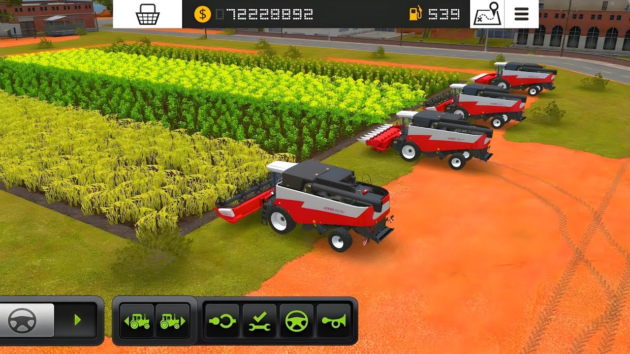 Fs 18 Gameplay Harvest 4 Types Of Crops - Farming Simulator 18 ...