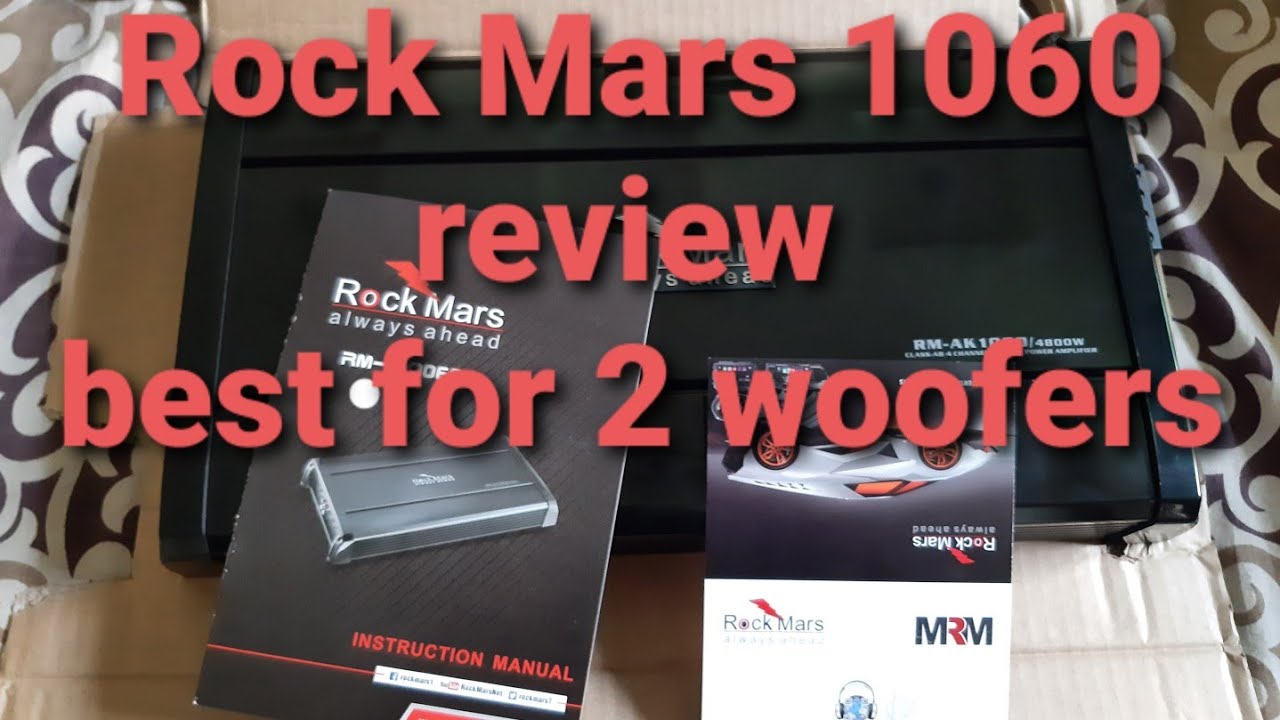 Rock Mars 1060 4ch 4800w amplifier unboxing complete review in urdu ...