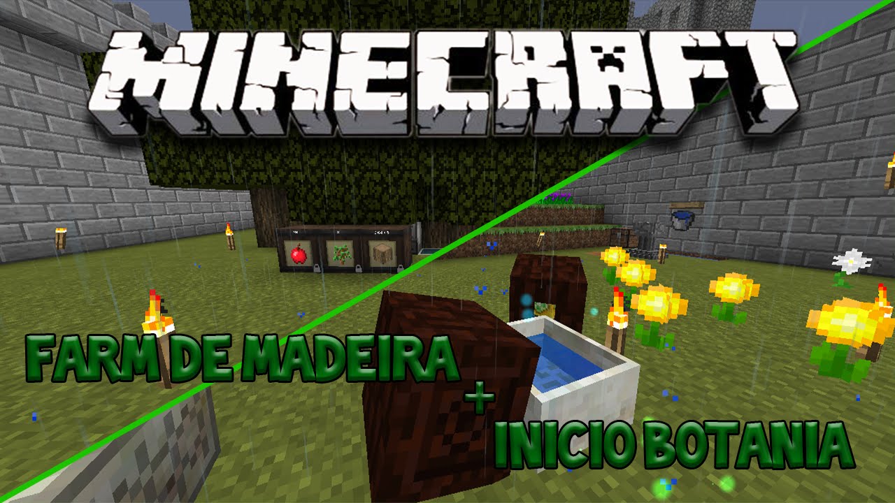 Inicio do Botania + Farm de Madeira #09 - TechnoLand (Minecraft 1.7.10 ...