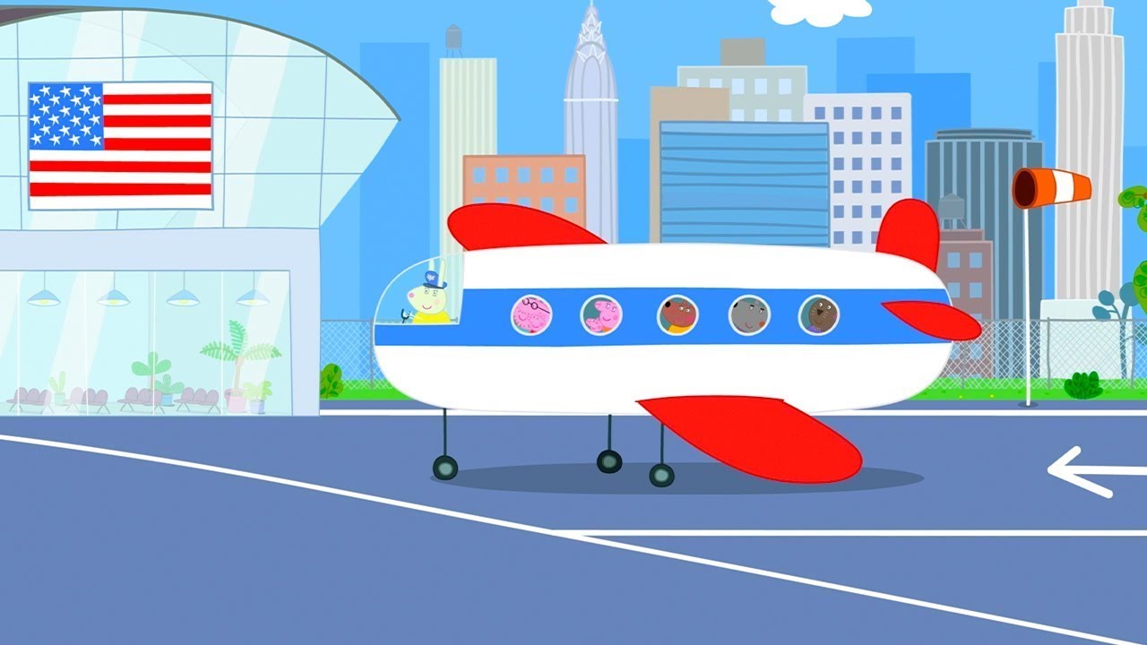 Peppa Flies To America 🇺🇸 ️ Peppa Pig Official Full Episodes - YouTube