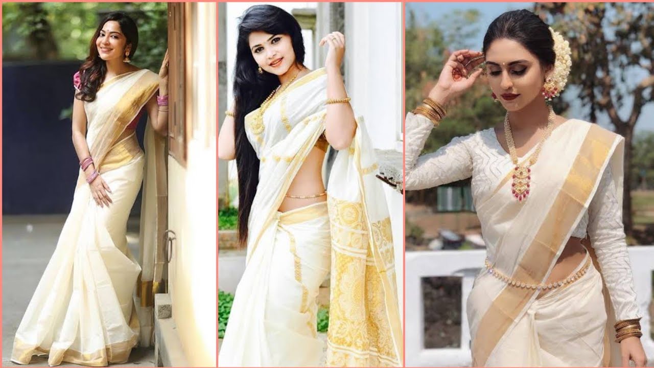 Top 20+ White saree photo poses idea for girls || Saree photo poses ...