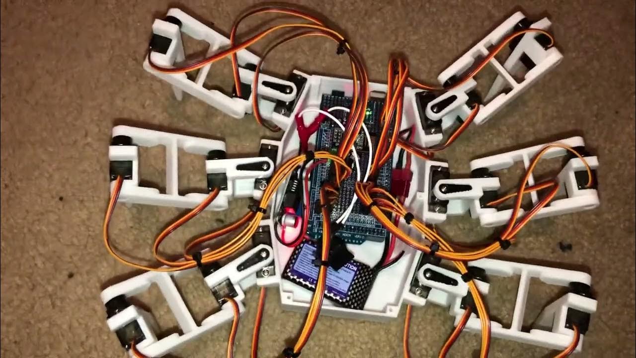 Arduino Mega Hexapod Spider Robot 3dof Inverse Kinematics Rotation