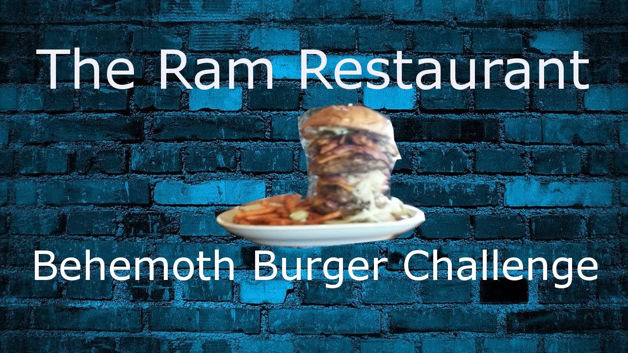 The Ram Behemoth Burger Challenge - YouTube