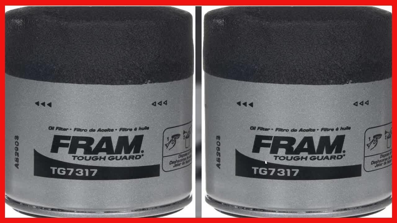FRAM Tough Guard Replacement Oil Filter TG7317, Designed for Interval Full-Flow Changes Lasting ...