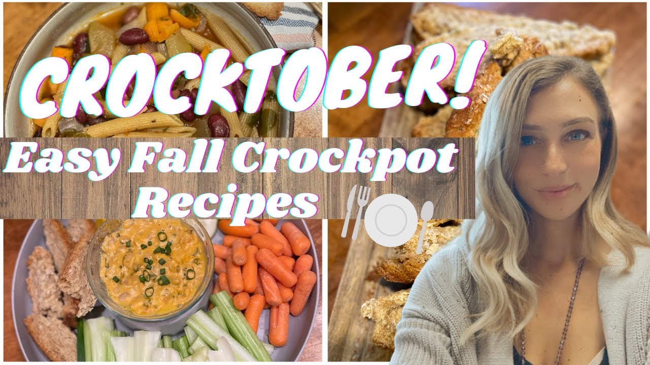 Crocktober| EASY CROCKPOT RECIPES| DUMP AND GO FALL RECIPES - YouTube
