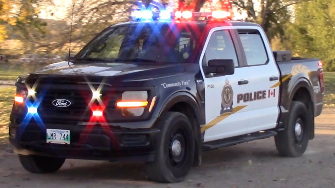NEW Brandon Police Truck Response Demo - YouTube