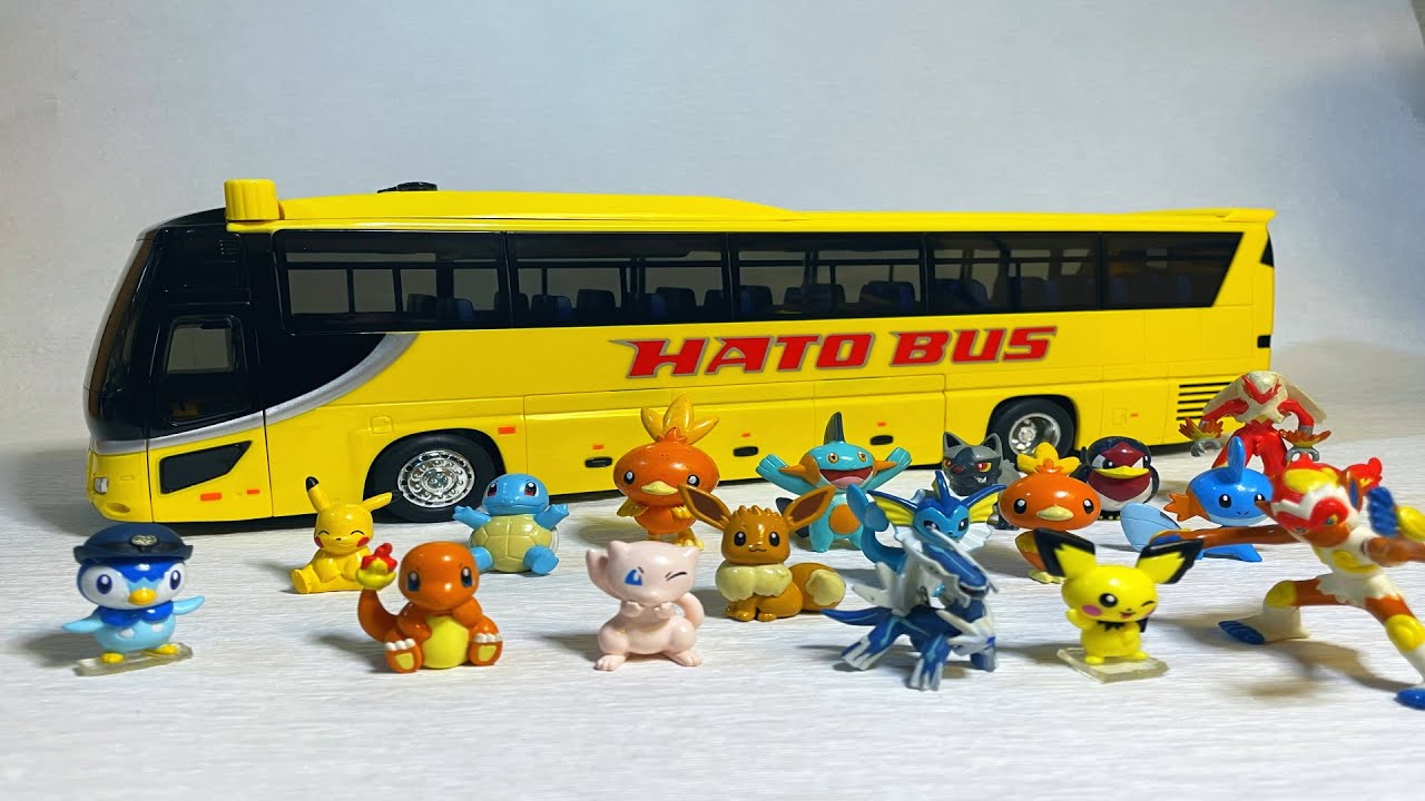 ポケモンたちと一緒に！はとバスミニカーで坂道ライド｜Exciting Hato Bus Mini Car Ride with Pokemon ...