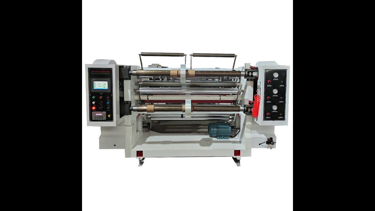 DABA economical film slitting machine - YouTube