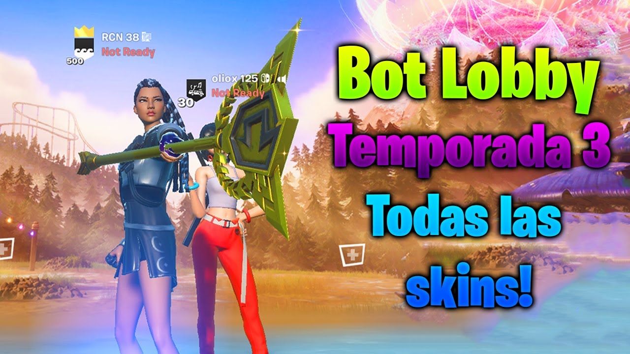 COMO TENER BOT LOBBY CON TODAS LAS SKINS! | Fortnite Bot Lobby - YouTube
