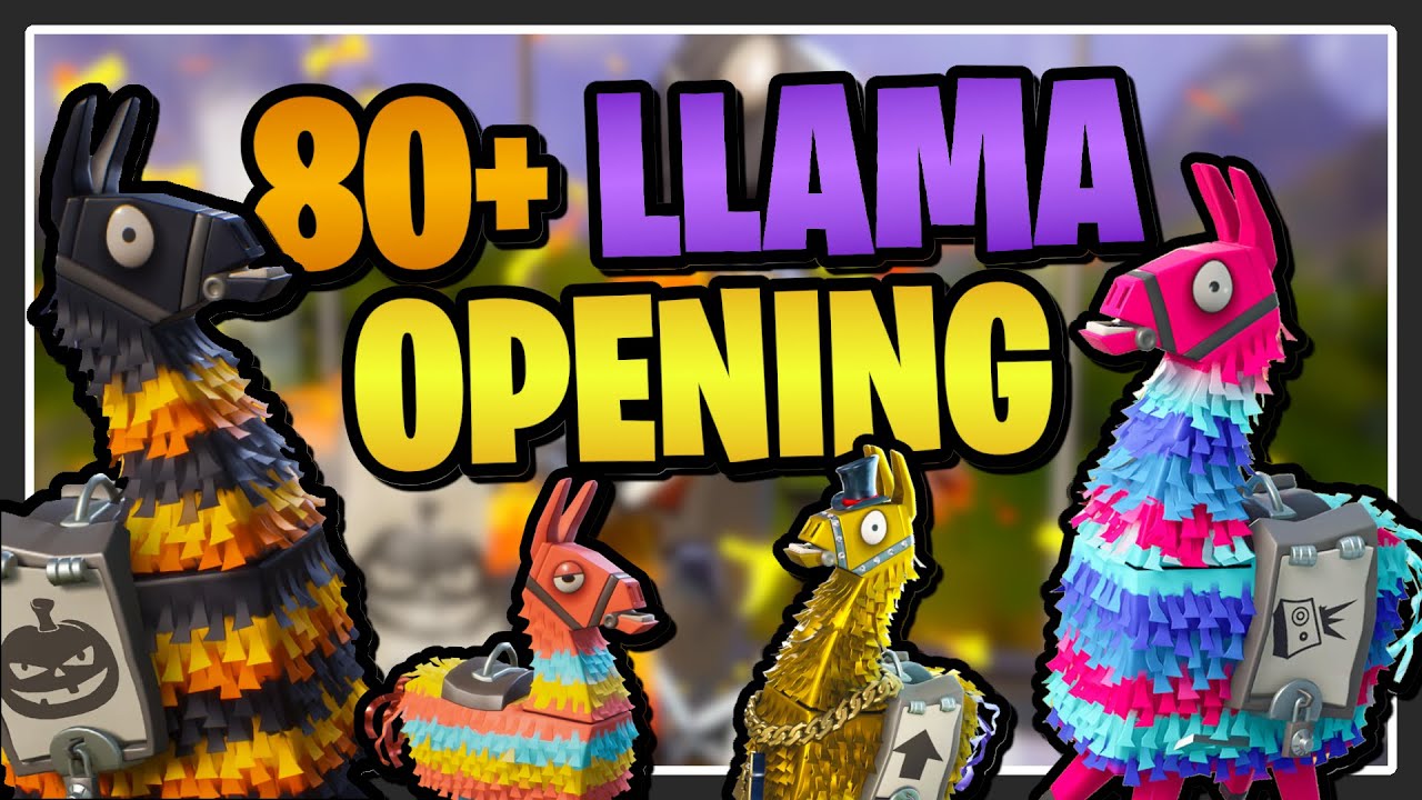 Opening 80 RAD & FORTNITEMARES LLAMAS in Fortnite Save the World! - YouTube