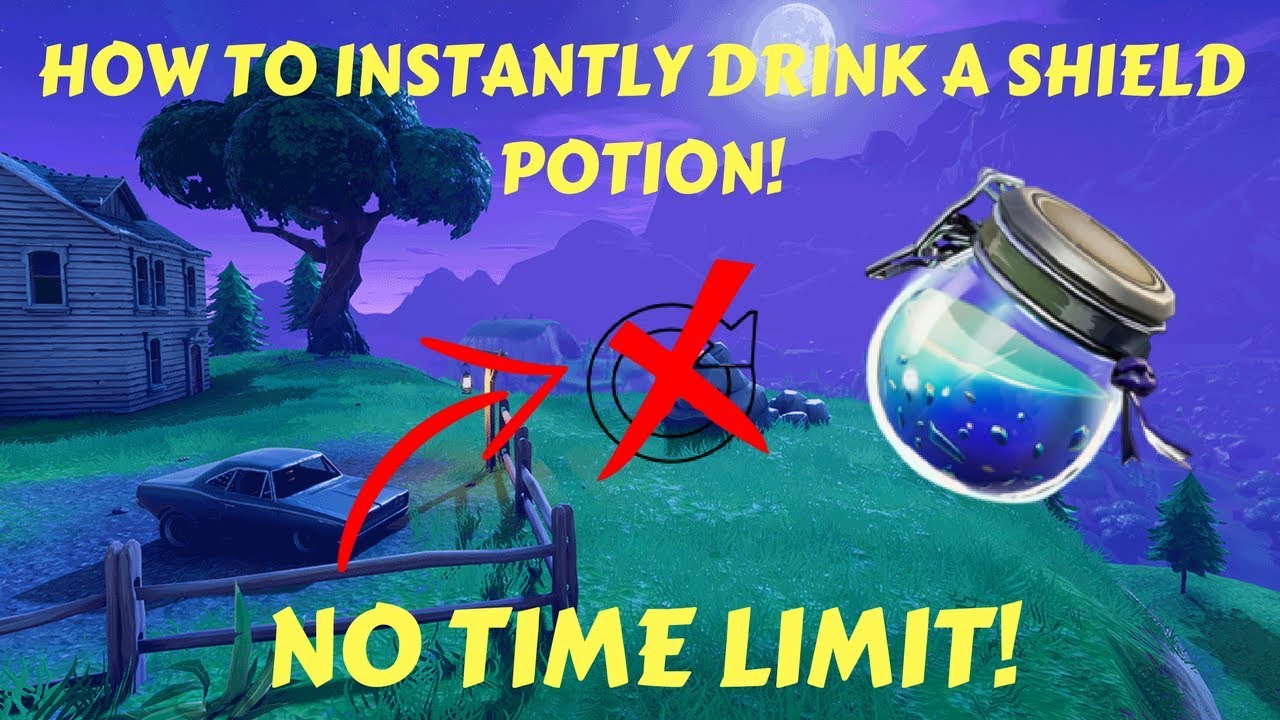 HOW TO INSTANTLY DRINK A SHIELD POTION! (Fortnite Stream Highlights ...