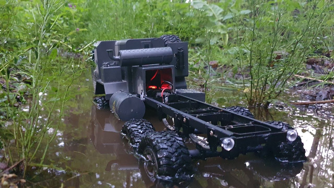 6X6 MODIFIED MILITARY OFF ROAD TRUCK WITH PORTAL AXLES // EACHINE EAT01 ...