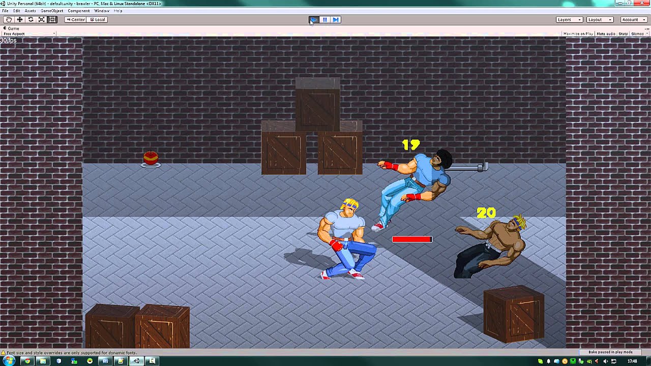 Unity 3D Brawler 2D - Diário de bordo - Parte 6 (Beat' em Up) - YouTube