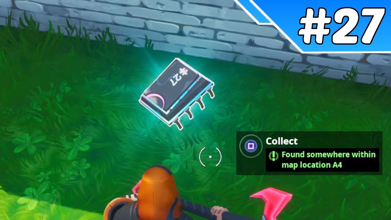 Fortbyte #27: Found Somewhere Within Map Location A4 Location - YouTube