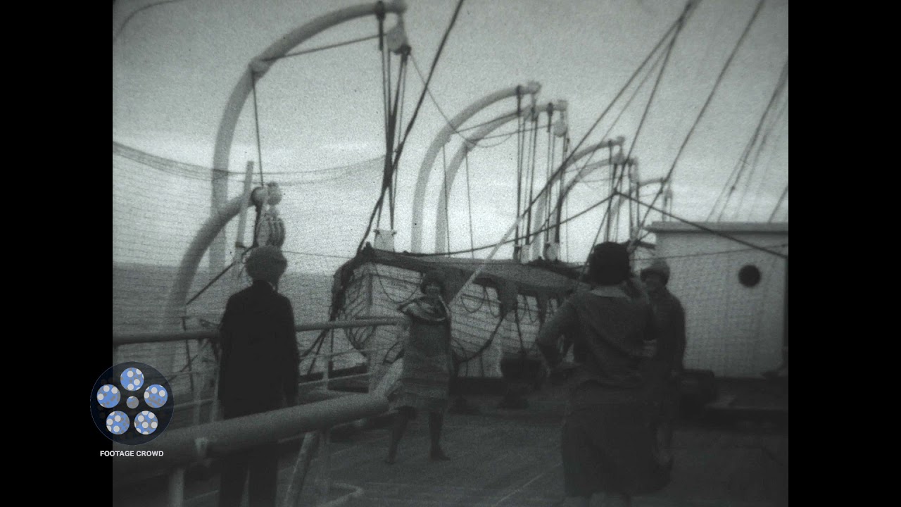 SS Megantic Deck 1926 - YouTube