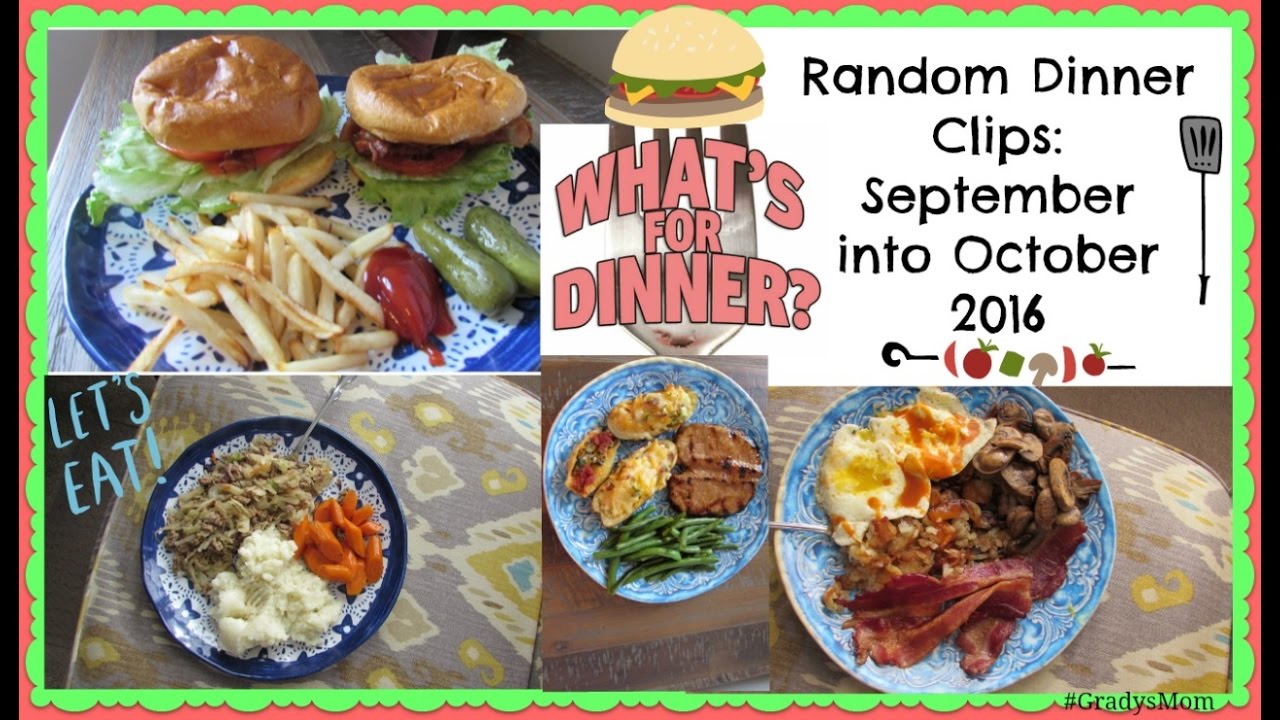 What's for Dinner? | Random Dinner Clips September into October - YouTube