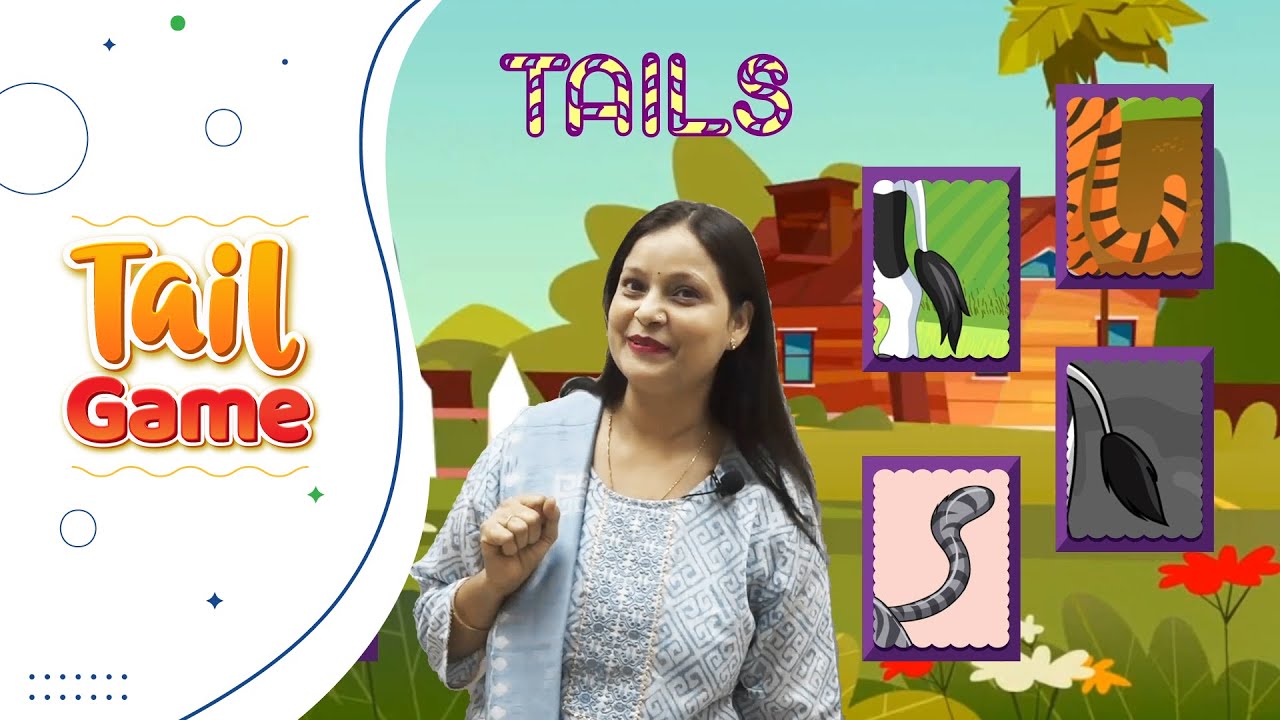 Tail Game | Identification of Animals | English Activity | School at ...