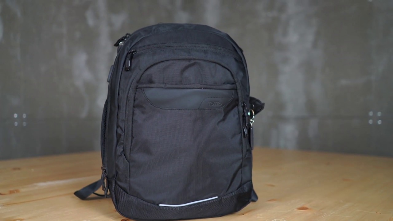 TOTTO Vídeo producto Mochila Binary - MWLB - YouTube