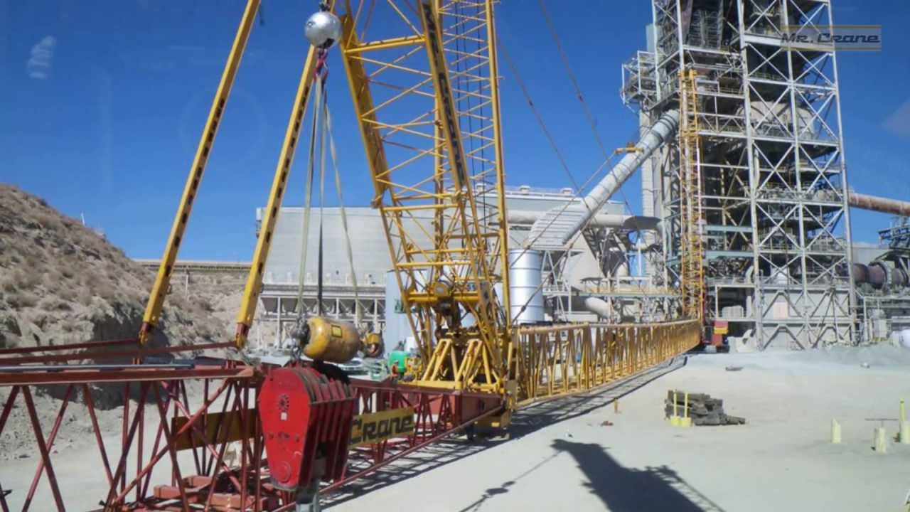 Steel Builders uses Mr. Crane 2250 Maxer at Cal Portland Cement Slide ...