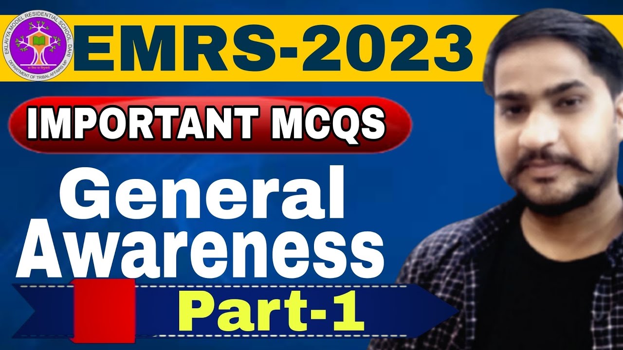 Most Important EMRS General Awareness Questions | Part-1| EMRS VACANCY 2023 | AMIT KUMAR SHAMI ...
