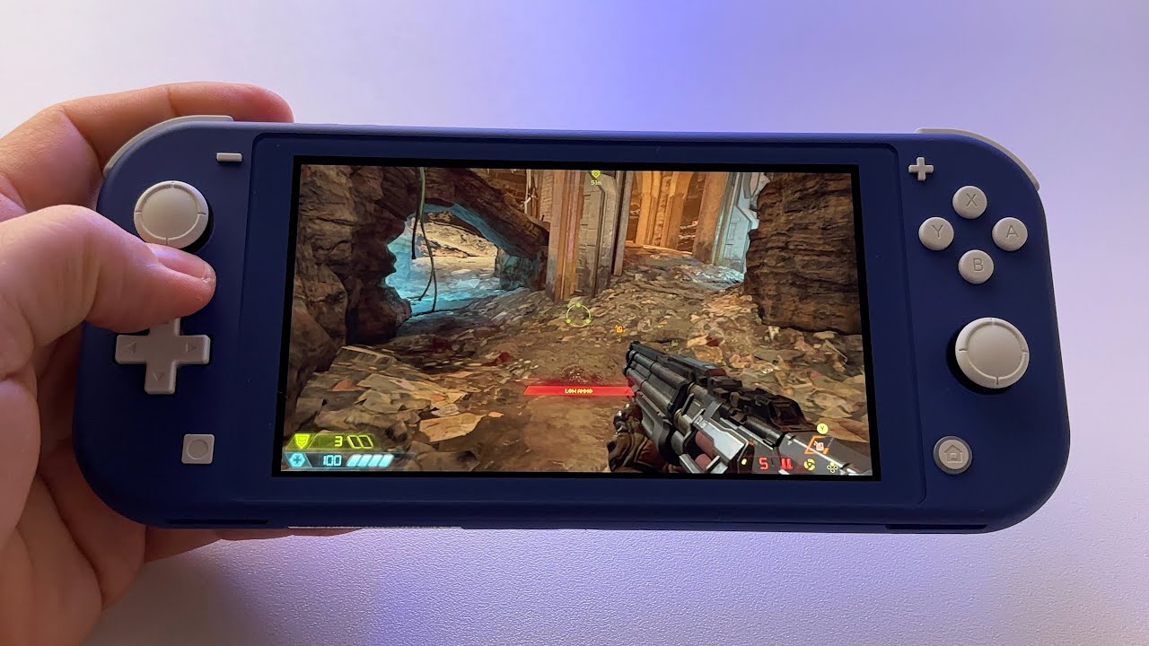 Doom Eternal | Nintendo Switch Lite handheld gameplay - YouTube