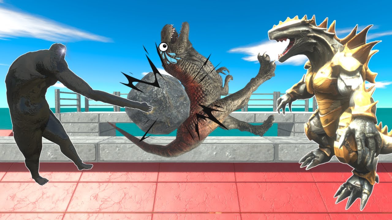 Dodge Shadow Beast Titan Rock to Reach Evolution Gate and Fight Alien Godzilla - YouTube