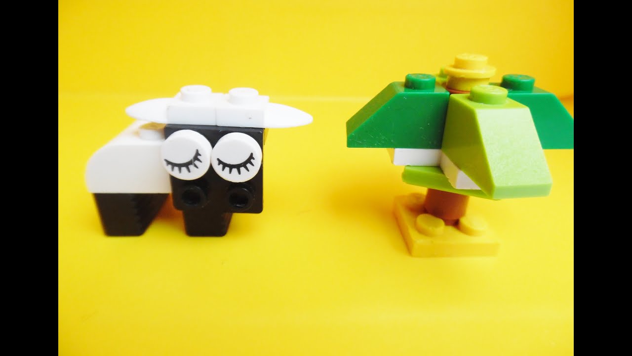 How to build lego sheep /lego toys/lego shop/lego city/lego moc - YouTube