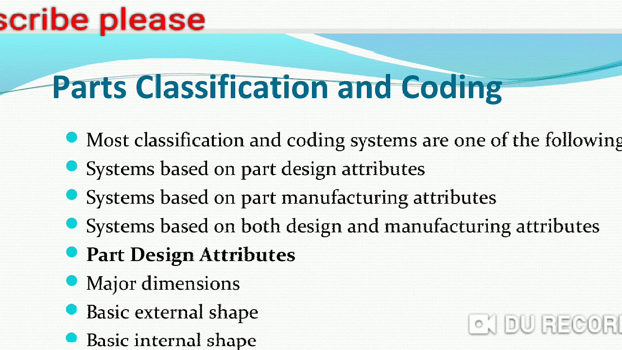 Part design and part manufacturing attributes in cims - YouTube