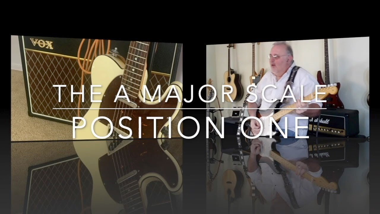 The Major scale (part 1) The first position - YouTube