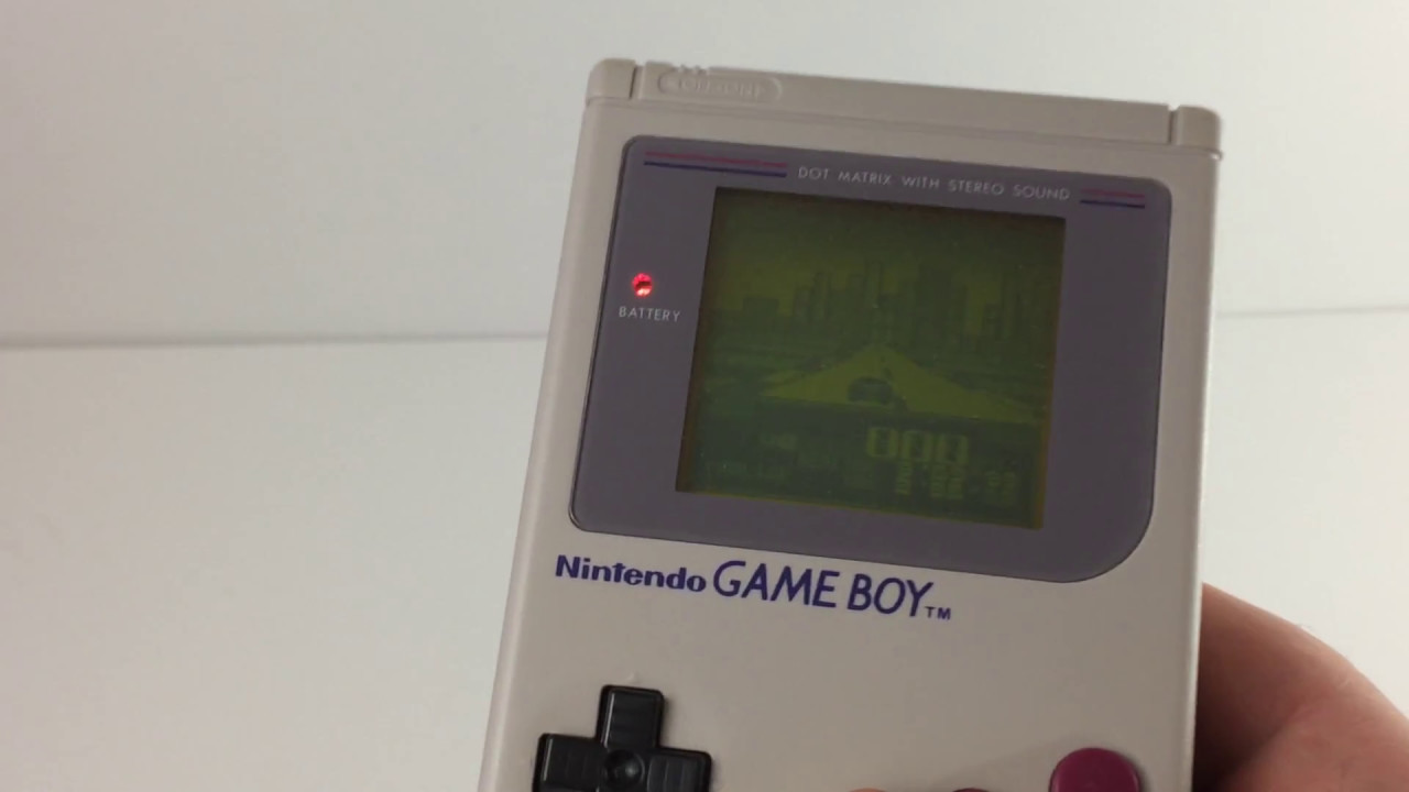 Original 1989 Nintendo Gameboy - eBay gameplay demo - YouTube