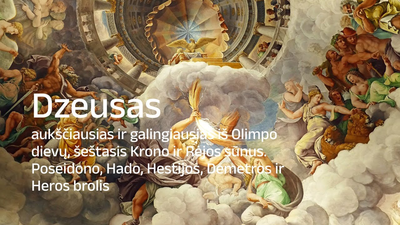Dzeusas – aukščiausias ir galingiausias iš Olimpo dievų - YouTube