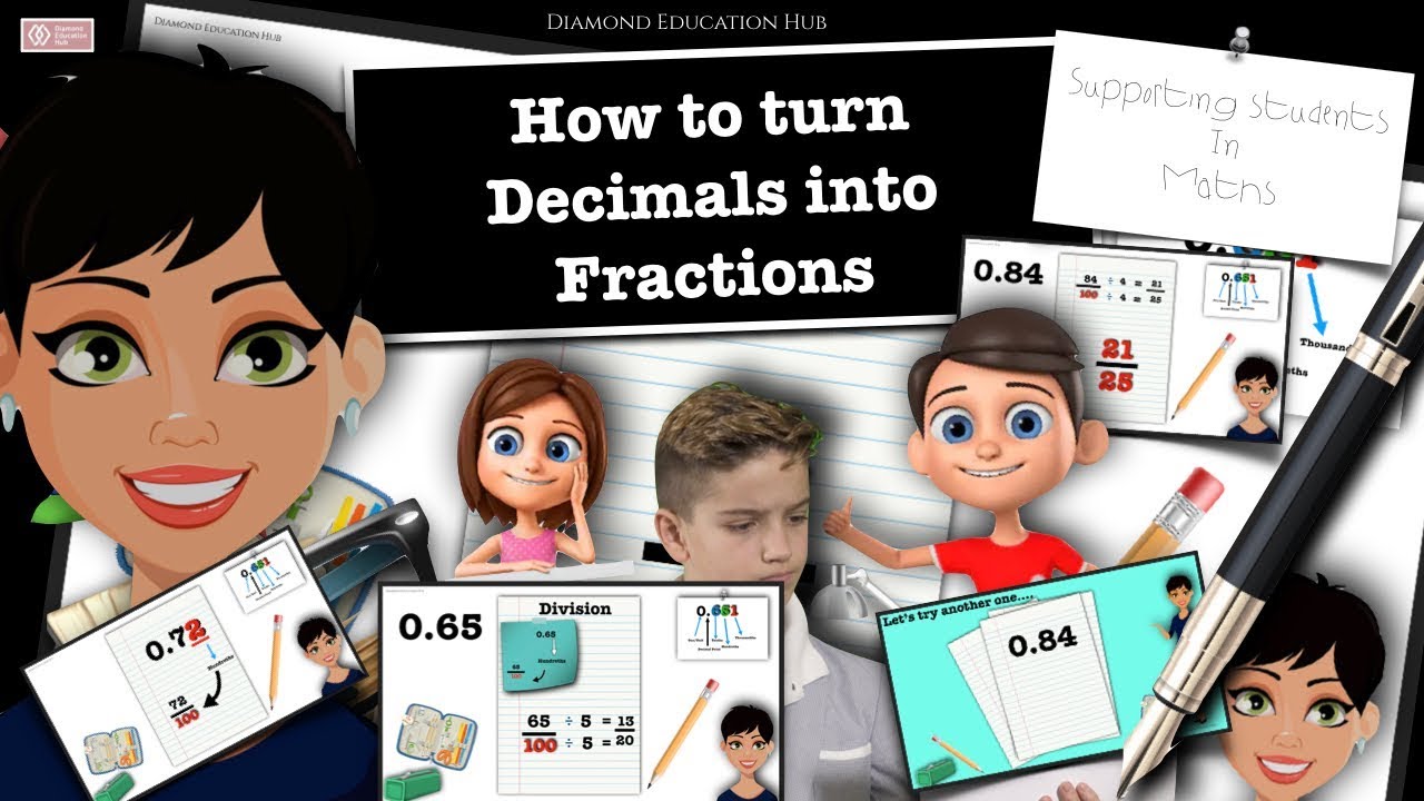 How To Turn Decimals Into Fractions Diamond Education Hub NQTs PGCE Parents Support how-to-turn-decimals-into-fractions-diamond-education-hub-nqts-pgce-parents-support
