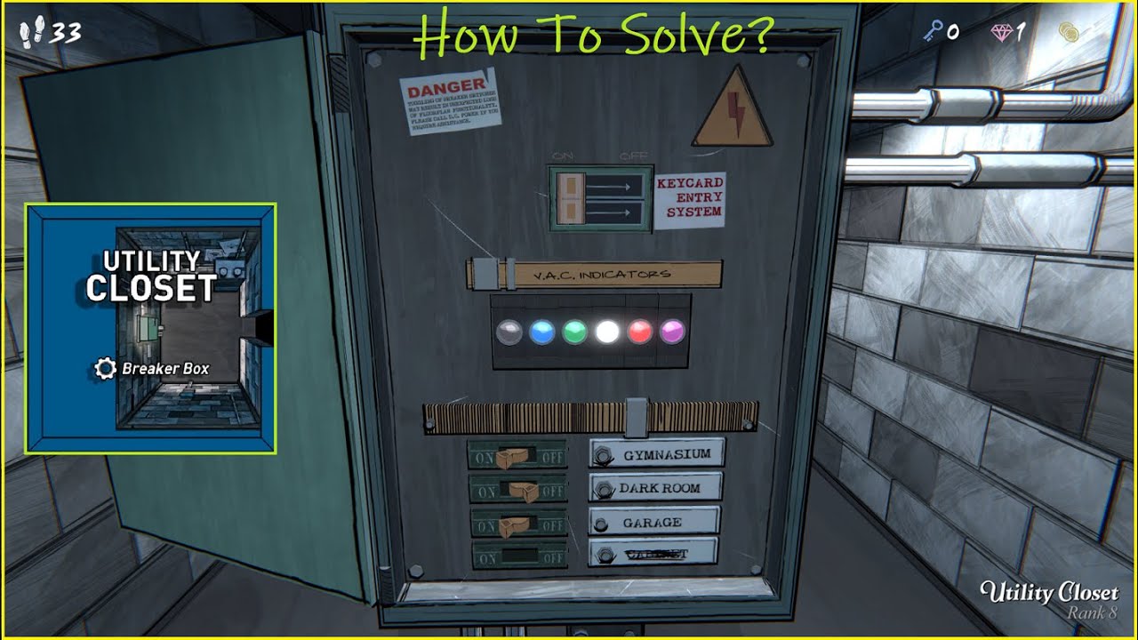 How To Solve Vac Indicators in Blue Prince Game (Utility Closet Breaker ...