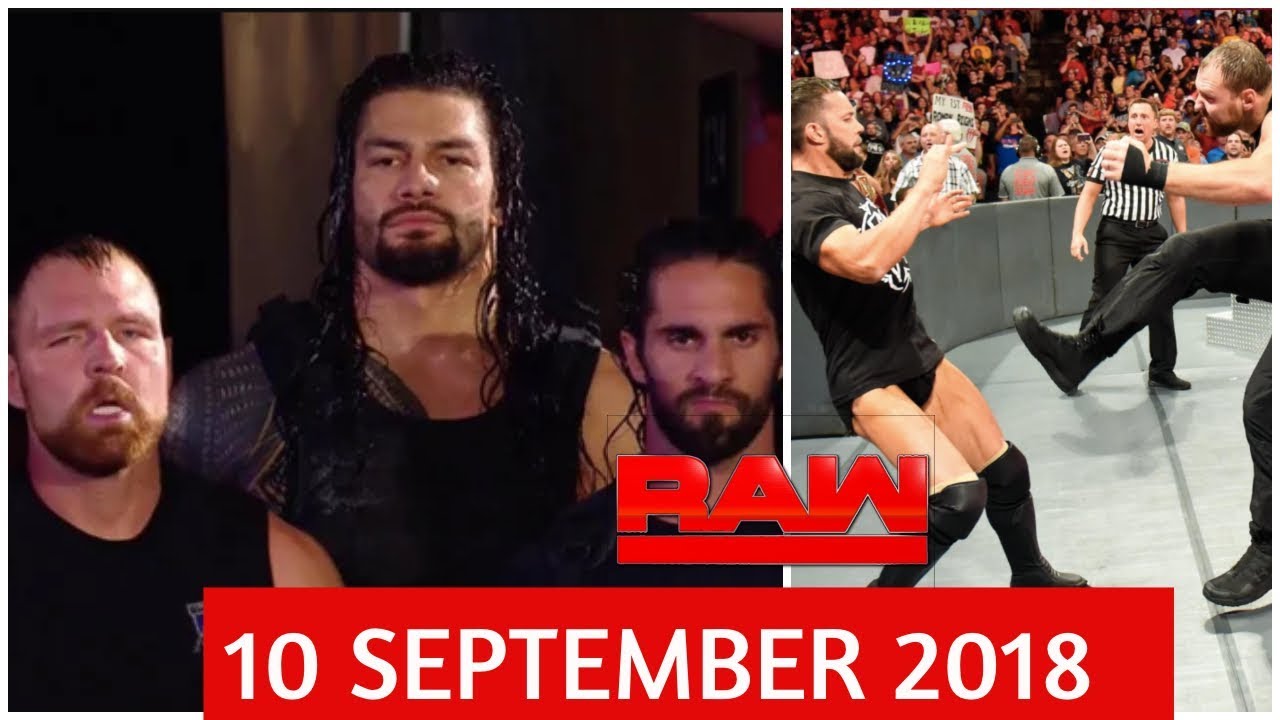 WWE RAW 10 SEPTEMBER 2018 Highlights - MONDAY NIGHT RAW 9/10/18 - WWE ...