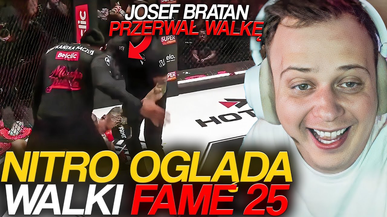 NITRO REAKCJA NA WALKI FAME MMA 25 - YouTube
