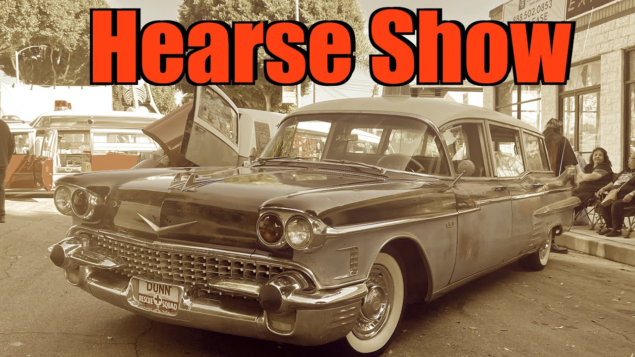 Nightshade Hearse Show 2023 At The Whittier Museum - YouTube