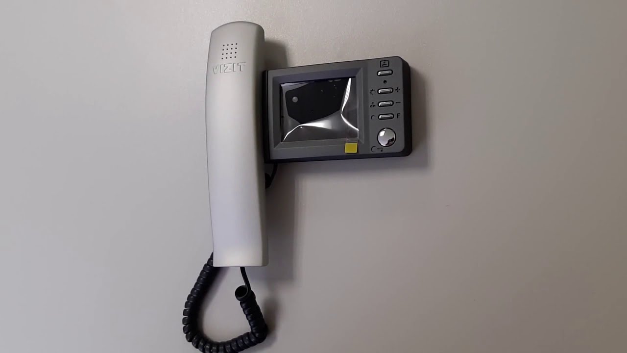 Видеомонитор для домофонов VIZIT-M428C - YouTube