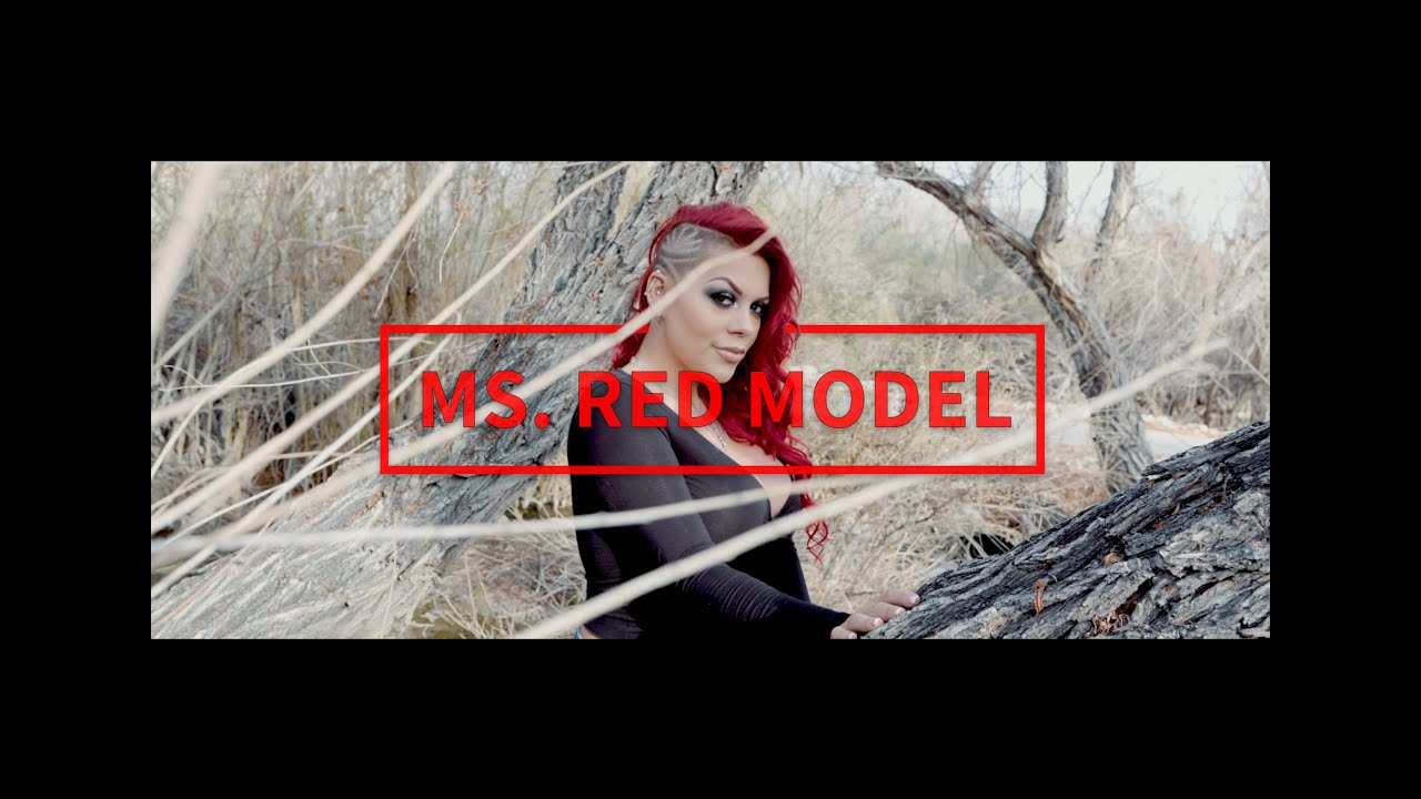 Ms Red Model Portrait Video - YouTube