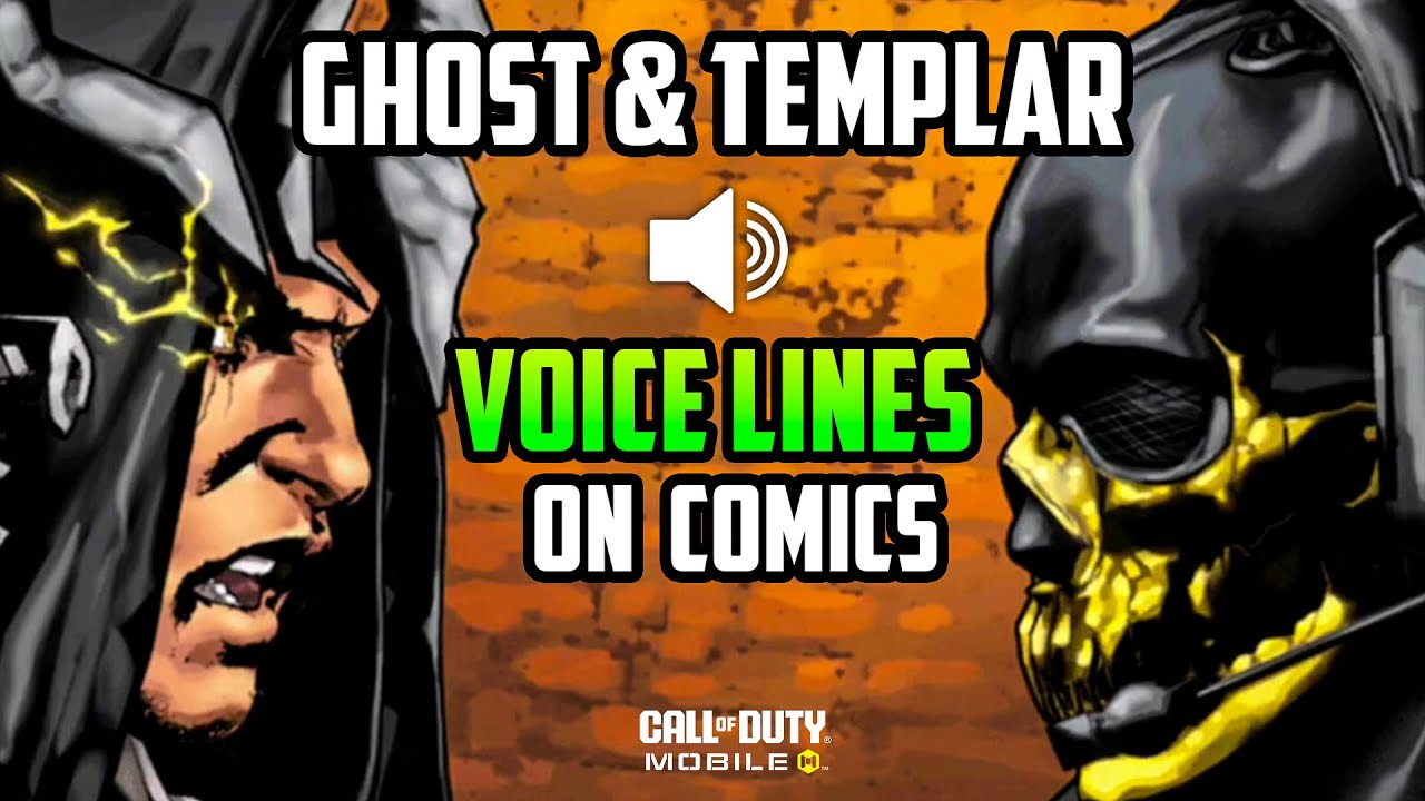 Ghost & Templar Voice lines on Comics in CODM - COD Mobile - YouTube
