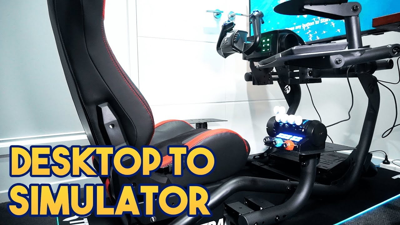FLIGHT SIMULATOR - DESKTOP TO SIMULATOR THE TR8PRO FLIGHT REVIEW - YouTube