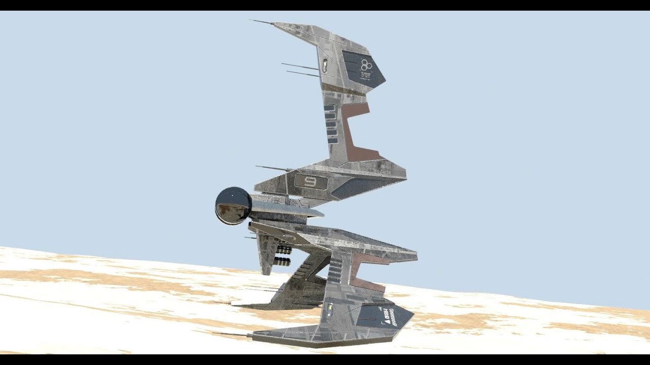 #blender 3d fast shape spaceship3 - timelapse - - YouTube