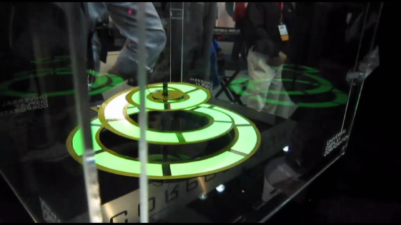 UDC Flexible OLED Lighting Concept Demo at SID 2011 - YouTube