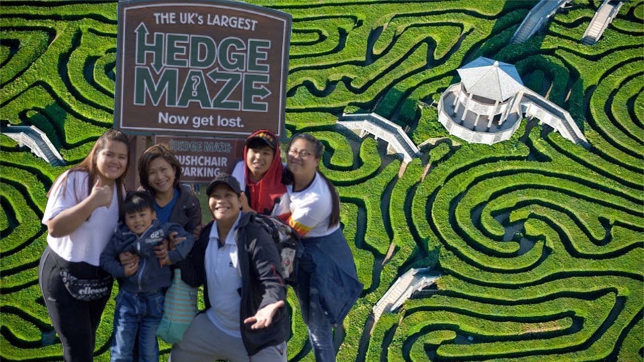 WE GOT LOST.... AT THE UK'S LARGEST HEDGE MAZE - YouTube