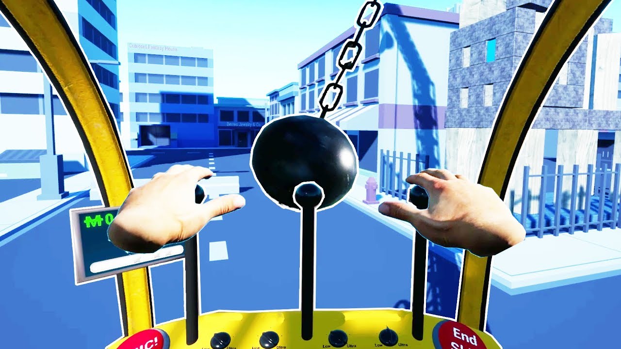 BECOMING A DEMOLITION WORKER IN VR - Ape Hit VR HTC Vive Gameplay - YouTube