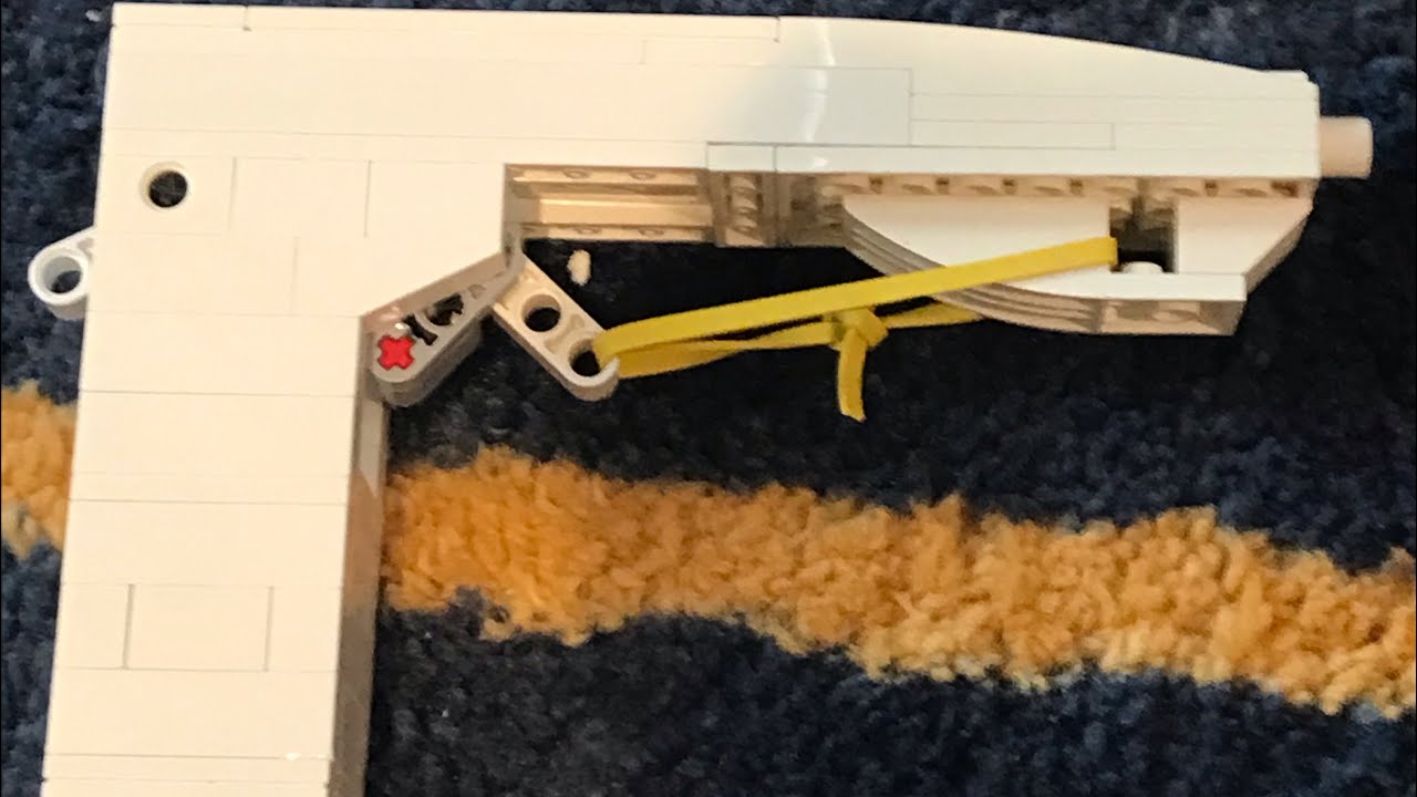 How to make a Lego semi-auto pistol (Easy) - YouTube