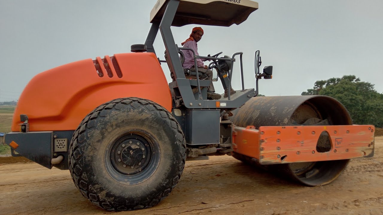 Rolar #rolar jcb #poklen rolar working #azmerabikki - YouTube