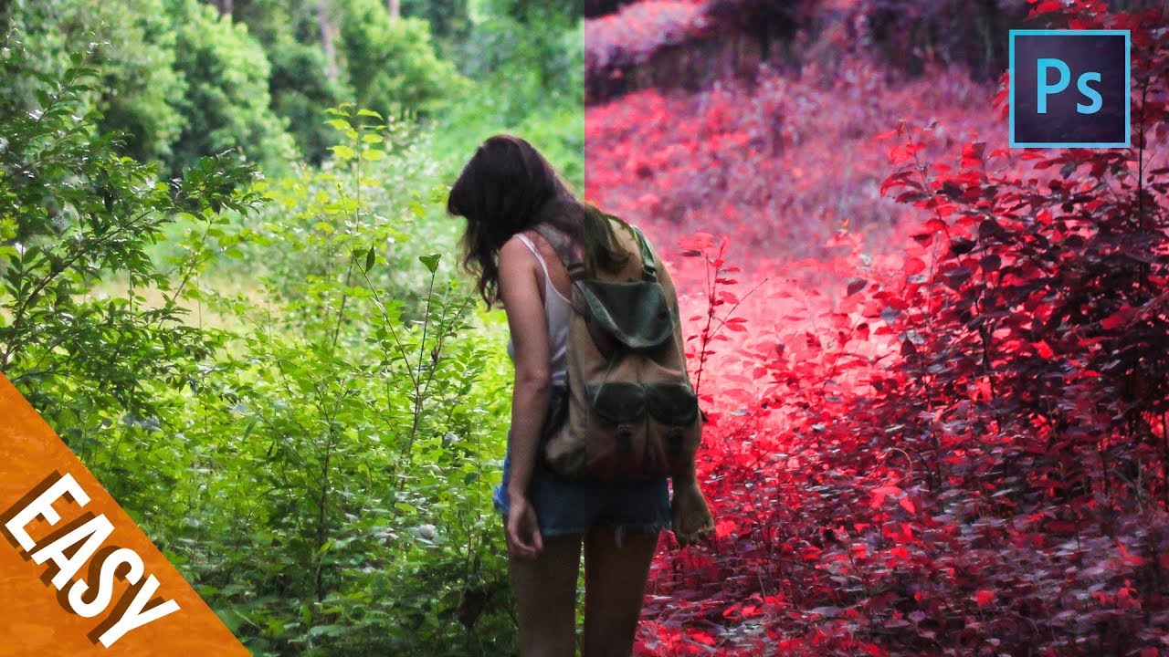 [ Photoshop Tutorials ] How to get False Color Effect in 2 Minute or ...