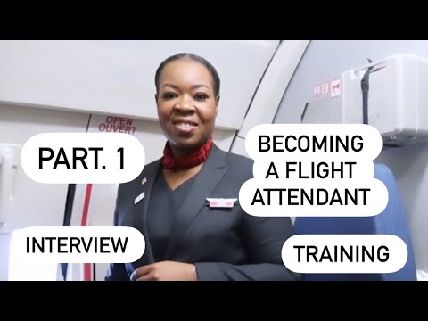Becoming a Flight attendant Part 1| Interview and training |Real Life ...
