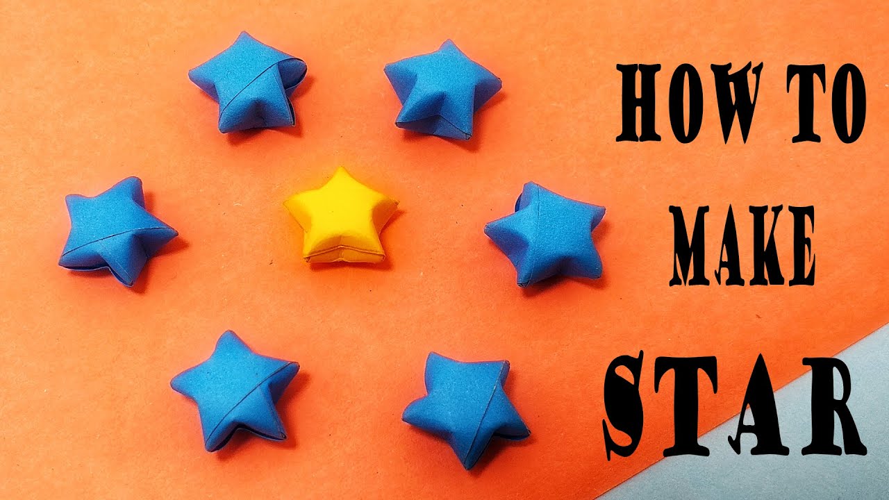 Star | Hand made paper star | How to make paper star origami | Little ...