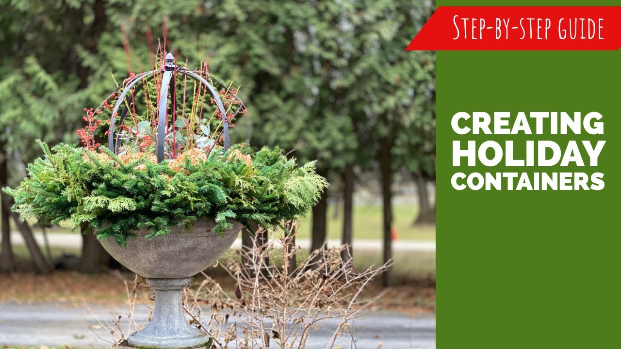 Step-by-step holiday containers - YouTube